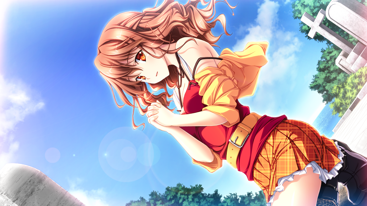 purple software kikurage shiawase kazoku-bu furuike ougi game cg | #218924 | yande.re